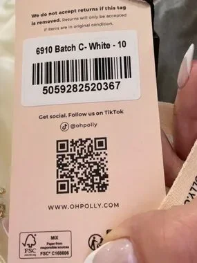 Oh Polly | Dresses | Oh Polly White Cutout Tiered Mini Dress Us6 | Poshmark